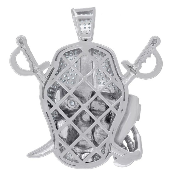 Silverine | Accessories | 925 Sterling Silver Skull Sword Gothic ...